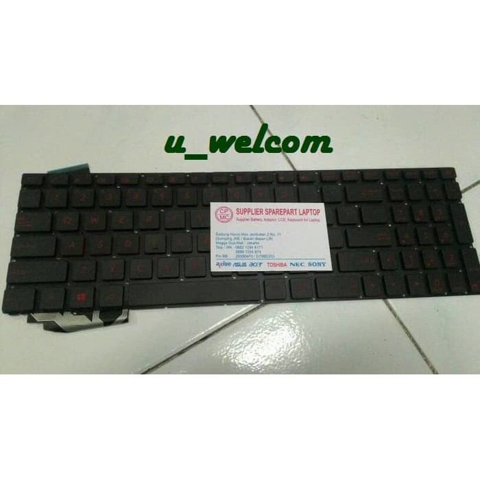 Asus Gaming ROG GL552 GL552JX GL552VW GL552VX g752 Keyboard | Shopee ...
