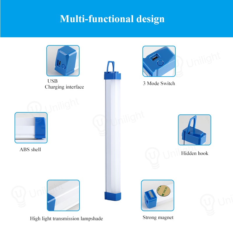 🏳‍🌈READY STOCK 🏳‍🌈 17CM-52CM LED Lithium battery light USB Rechargeable ...