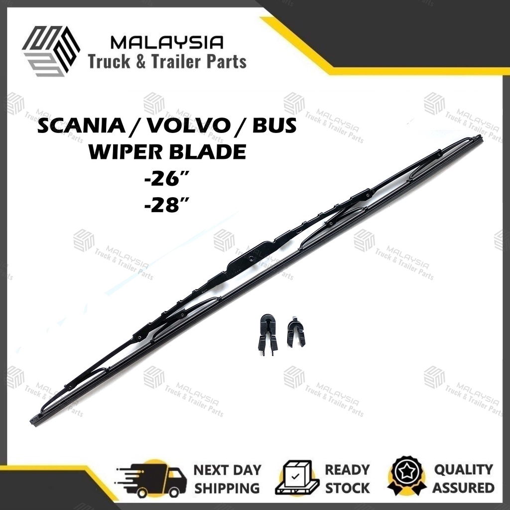 SCANIA VOLVO WIPER BLADE 26" 28" DAF MAN BUS WINDSCREEN LORI LORRY ...