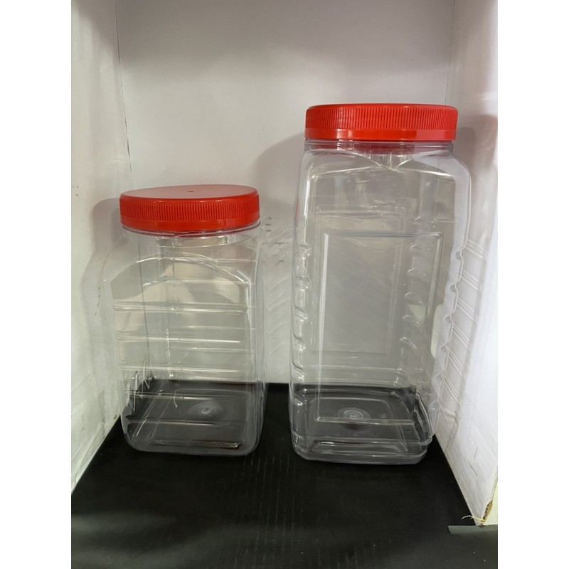 Balang kosong /Balang Kuih Plastik Pet container/Balang Biskut /balang ...