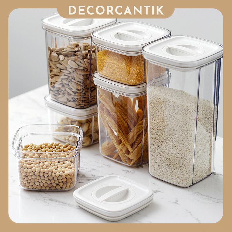 Stackable Twist Lock Airtight Canister Food Storage Container | Shopee ...