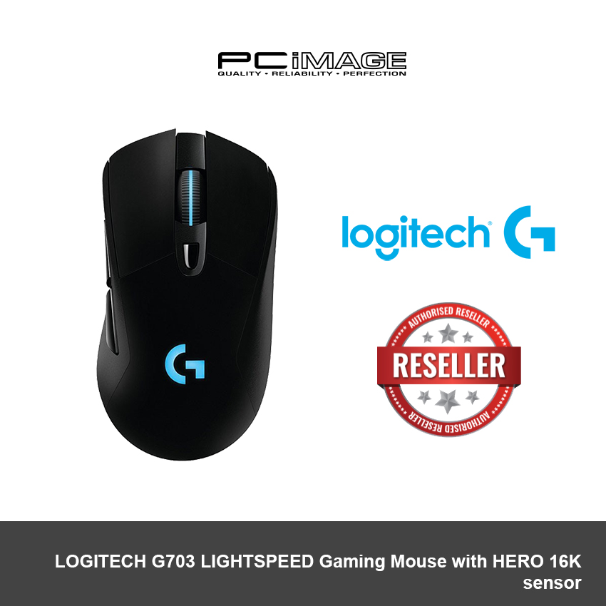 Logitech G703 Lightspeed Gaming Mouse With Hero 16K Sensor - 910-005642 | Shopee Malaysia