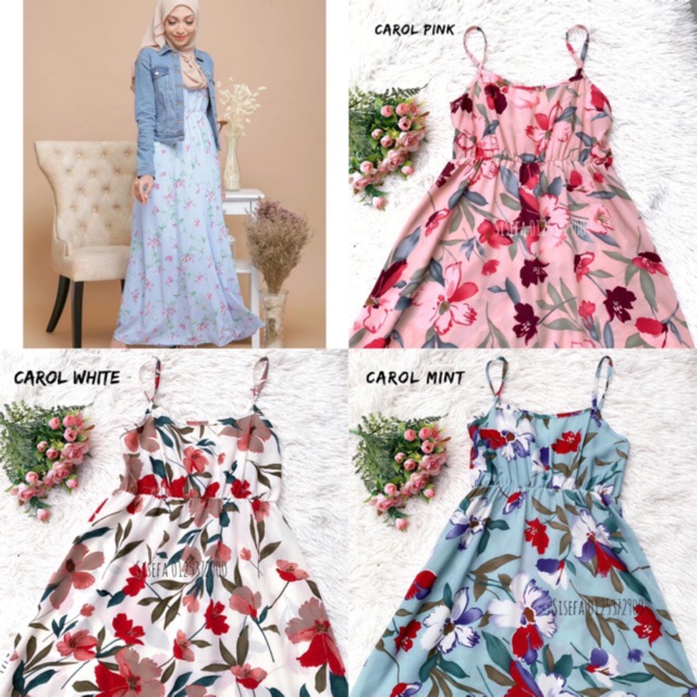 🔥 20 COLORS 🔥 Dress Tali Halus | Dress Preggy | Dress Santai Murah ...