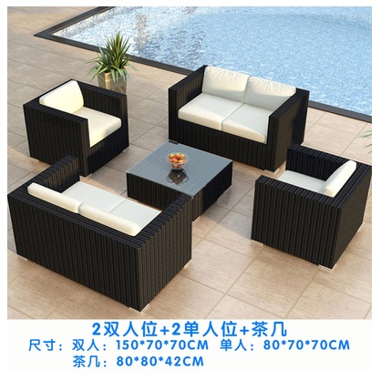 [JG] Outdoor/Indoor sofa table chair coffee table set, courtyard ...
