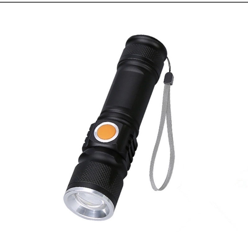 READY STOCK Lampu Suluh MINI Torchlight FLASHLIGHT USB CHARGE ZOOM ...