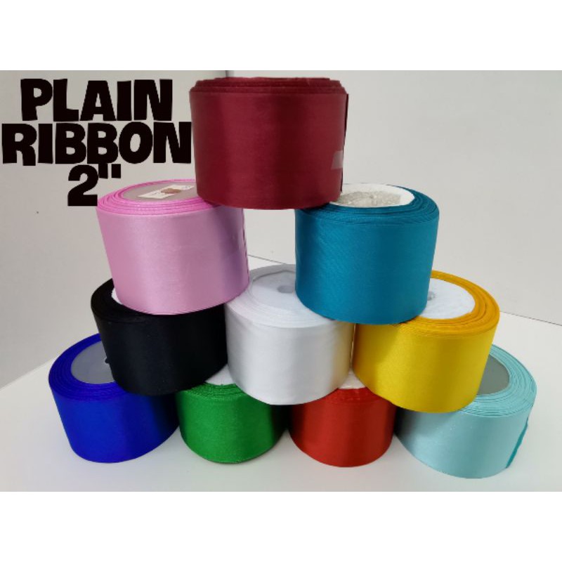 🎀 2 inci SATIN Ribbon Reben Riben Gift Satin Organza Flower Bouquet ...