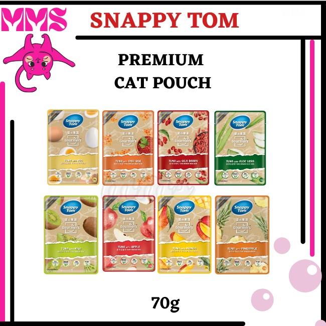 Snappy Tom Gourmers Series Cat Pouch 70g/ Healthy Series/ Premium Cat ...