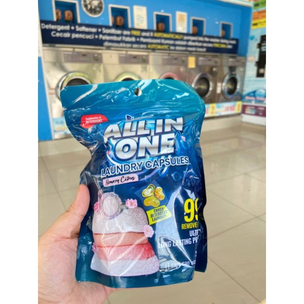 ALL IN ONE LAUNDRY CAPSULE (CANDY DETERGENT LAUNDRY) NURRAYSA | Shopee ...