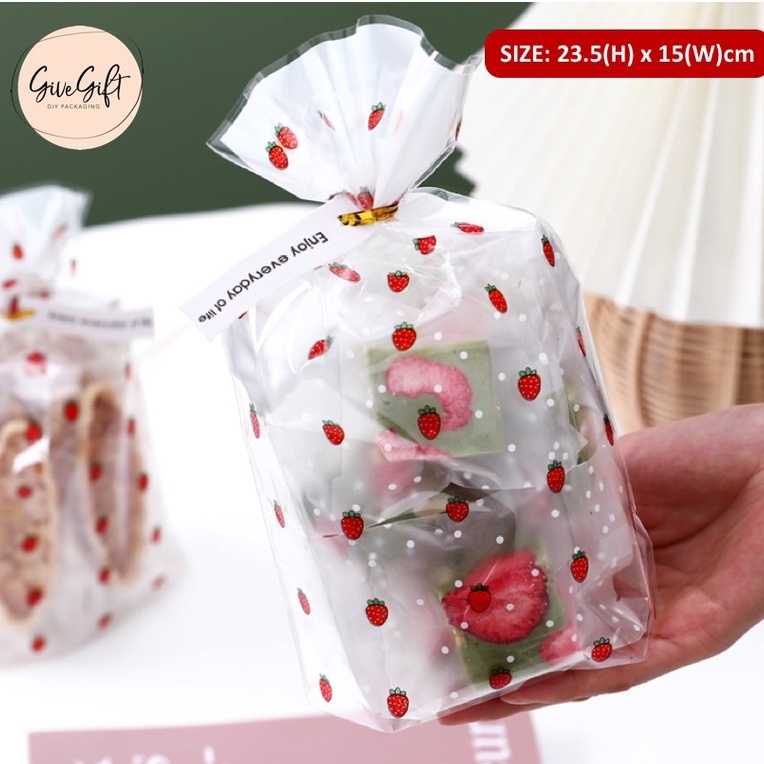 Transparent Cookies Bag 23.5x15cm x 10pcs | Shopee Malaysia
