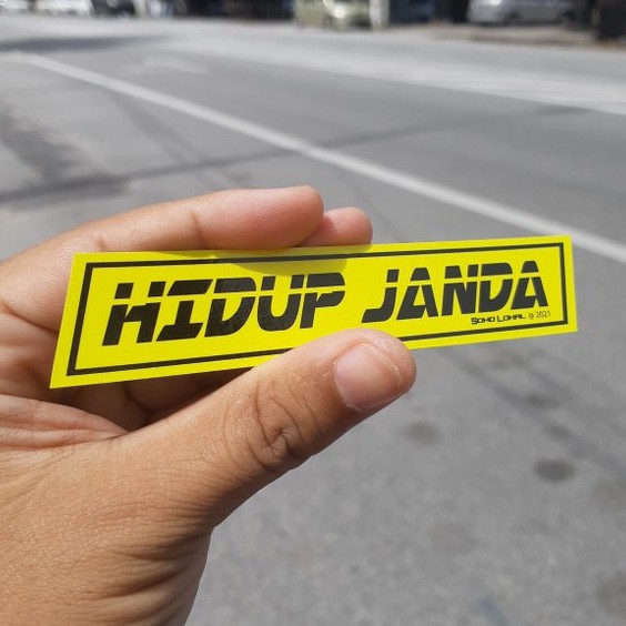 Sticker Hidup Janda 15 | Shopee Malaysia