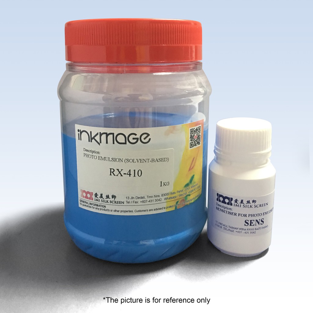 Photo Emulsion For Silk Screen Printing (Solvent-Based Ink) | Shopee ...