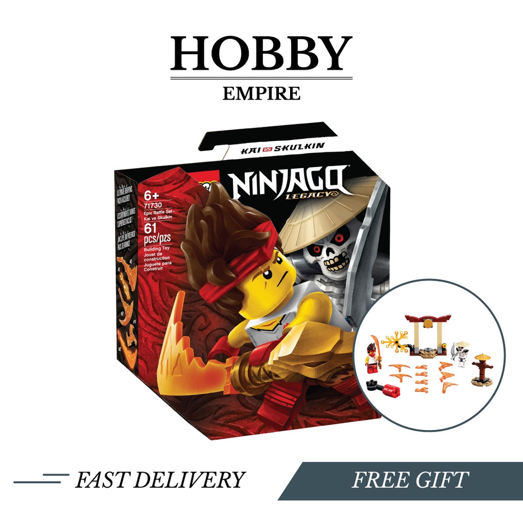 LEGO Ninjago Epic Battle Set - Kai vs. Skulkin (71730) *Original LEGO ...