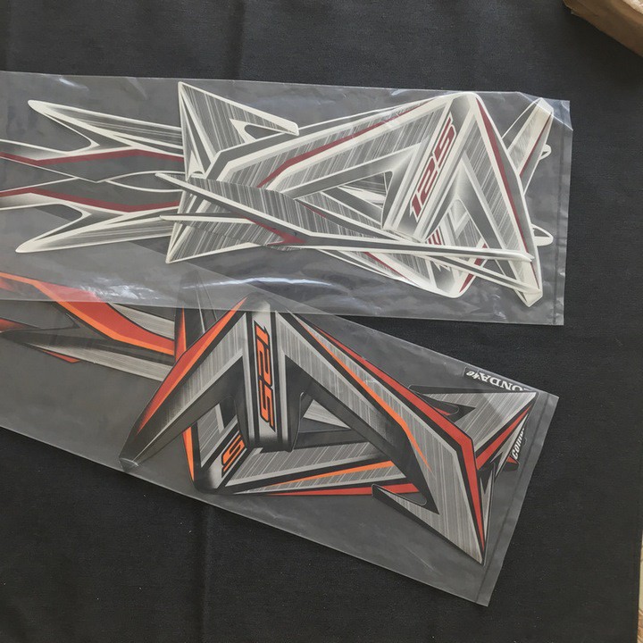 [Car Stickers] Complete set of 3-layer stickers for 2014 AIR BLADE car ...