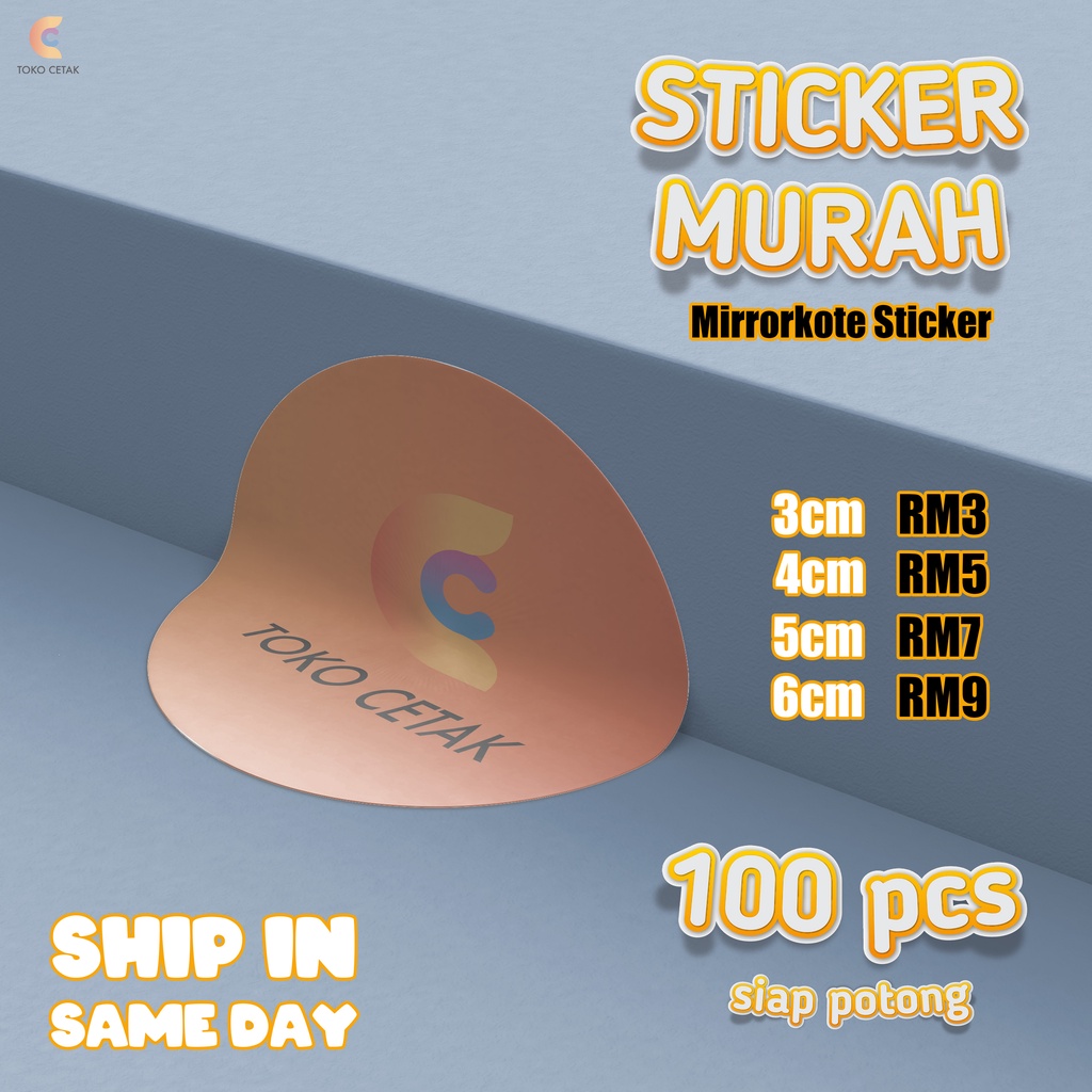 Sticker Label Produk 100pcs [SIAP CUTTING] Ship in 24 HOUR | Shopee ...