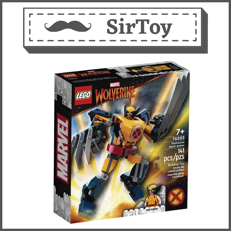 LEGO Marvel 76202 Wolverine Mech Armor (141 Pieces) | Shopee Malaysia