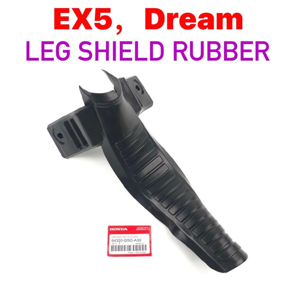 LOCAL & ORIGINAL Ex5 dream Black protector front rubber kepak sayap leg ...