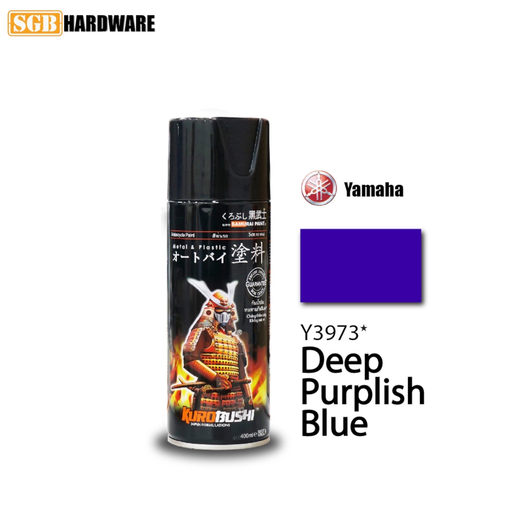 Samurai Paint Yamaha Motorcycle Colour 400ML- Deep Purplish Blue / U/C ...