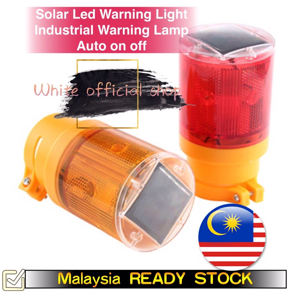 👉READY STOCK👉🇲🇾 New Quality Type Solar Flash Indicator Lights Traffic ...