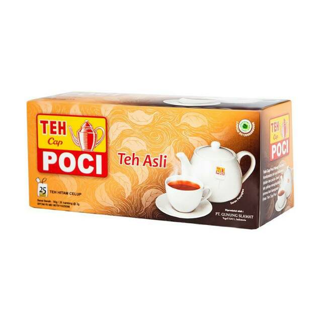 Tea Cap Poci Original Tea Bag 25 bags X 2 grams, Original Poci Tea ...