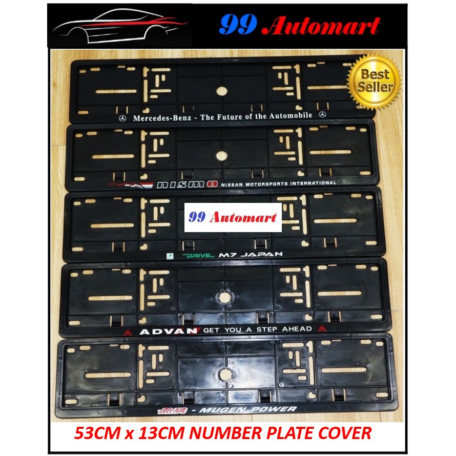 (53cm x 13cm) MERCEDRS NISMO DRIVE M7 ADVAN MUGEN Car number Plate ...