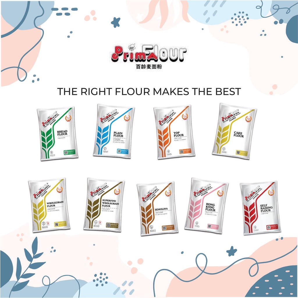 Prima Flour - Top / Cake / Bread / Hong Kong / Self Raising (1kg ...