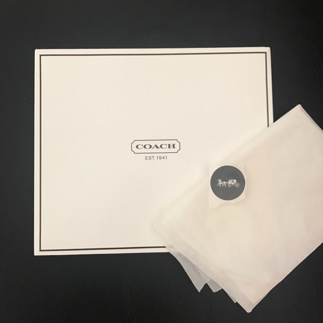 Coach paper coach sticker coach paper Box | Shopee Malaysia