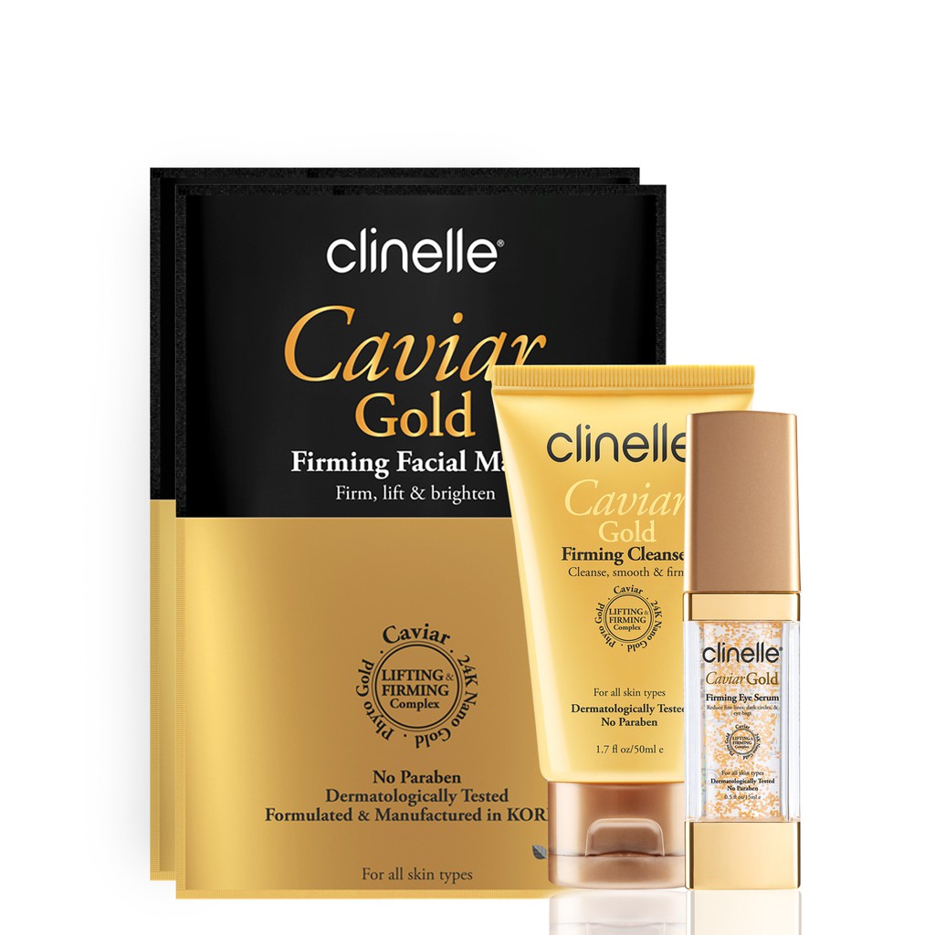 [Value Pack] Clinelle Caviar Gold Eye Serum Firming & Revitalizing Eye ...