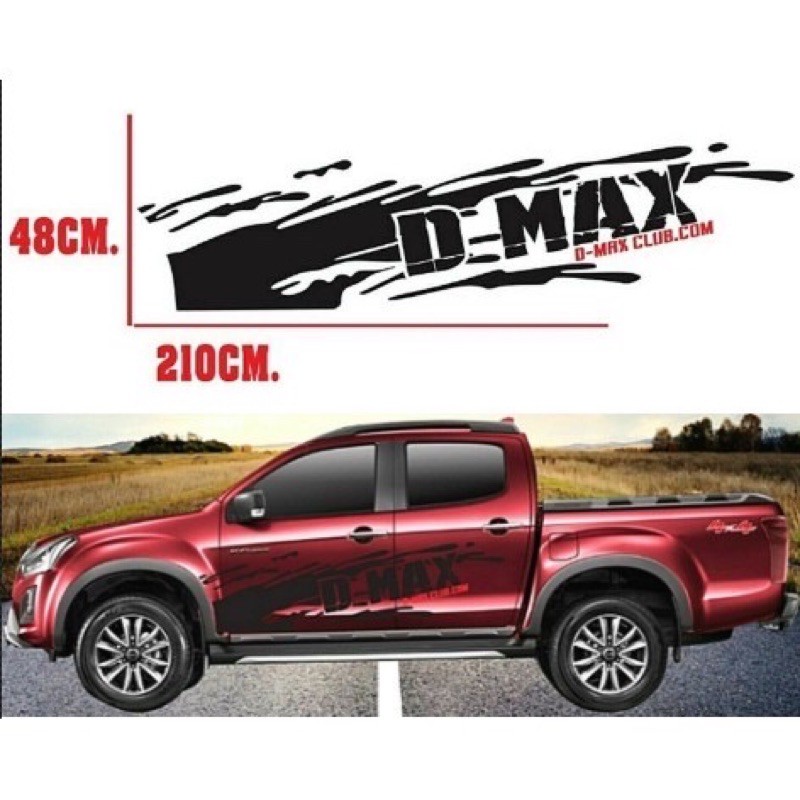(Ready Stock) S648# 4x4 ISUZU D-MAX Car Body Sticker | Shopee Malaysia