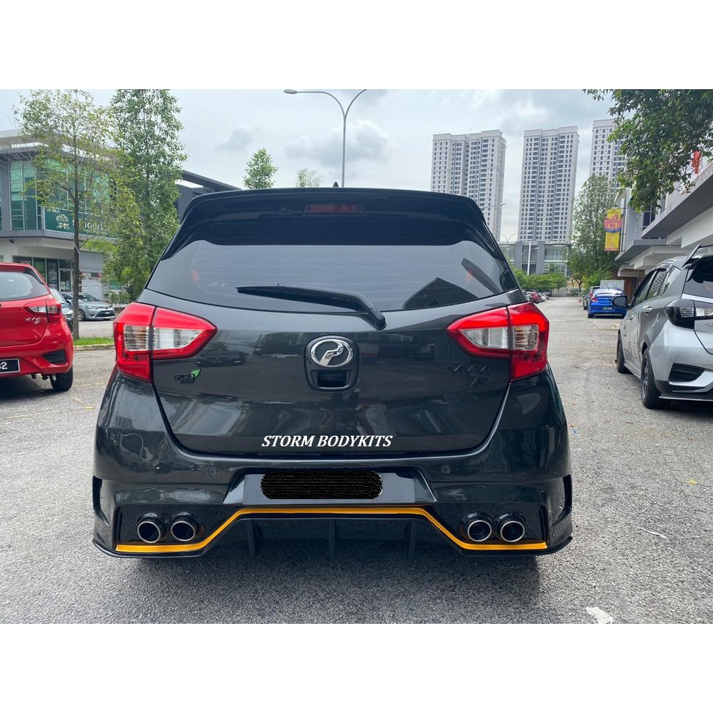 PERODUA MYVI 2017 - 2021 ( MK7 ) REAR BUMPER WITH 2K COLOR PAINT - FRP ...