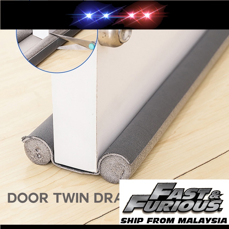 𝟵𝟱𝗖𝗠 》 Dust Sound Wind Proof Insect Blocker Door Twin Draft Guard ...
