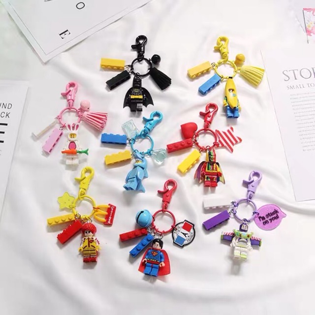Lego Keychain Lego Hero Keychains superman batman lego buzz lightyear ...