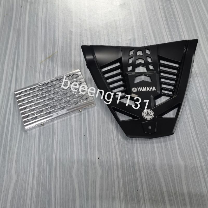 🔥 Y15 V1/V2 Set Package 2 in 1 Engine Cover Black & Coolant Cover ...