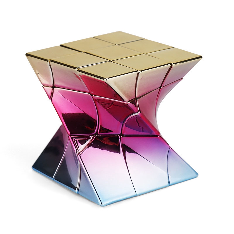 Moyu DNA Cube 3x3 Metalized Twisty Windmill Fisher Twisty Rubik's Cube ...
