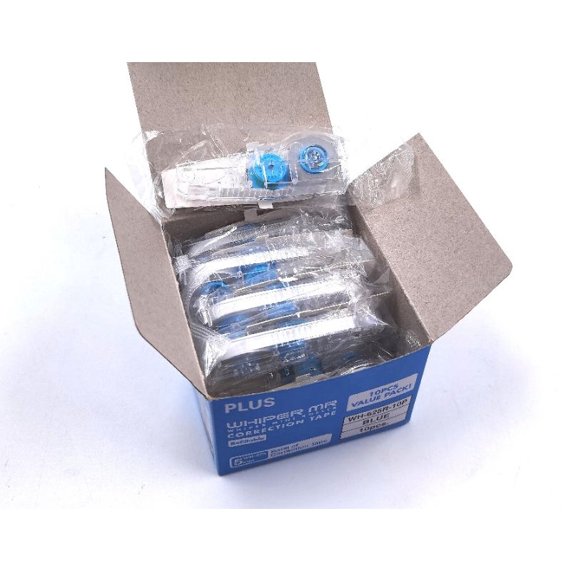 PLUS Whiper MR / MR2 CORRECTION TAPE REFILL 10 IN 1(WH-625R-10P)/(49-626)o | Shopee Malaysia