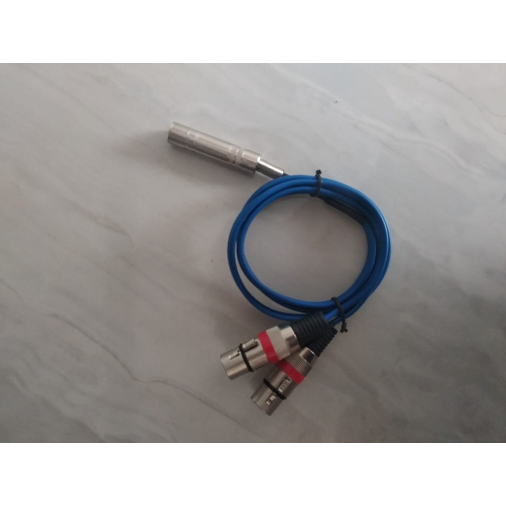 Kitani premium cable 1M Akai Stereo Socket to 2 Jack XRL Female ...