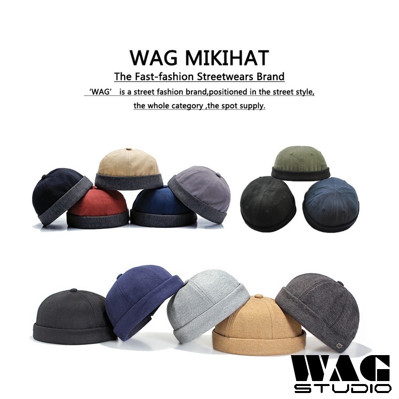 WAG Hat | Ready Stock Vintage Cotton Mikihat Sailor Cap Men Women Hip ...