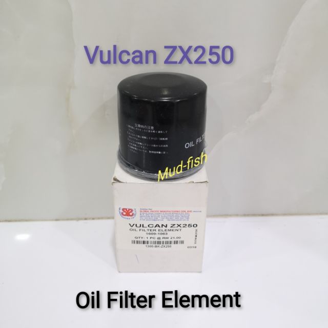 Kawasaki Vulcan ZX250 Oil Filter Element ORIGINAL ZX (SYS) | Shopee ...