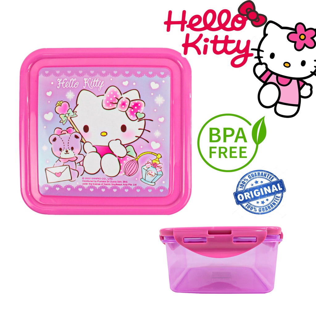 New! Hello Kitty School Lunch Box / Lunch Box Murah / Bekas Makan ...