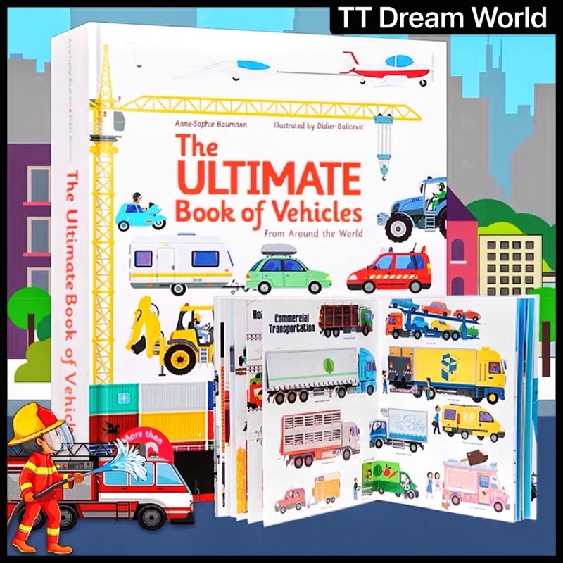 The Ultimate Book of VEHICLES English Children Book Preschool Early ...