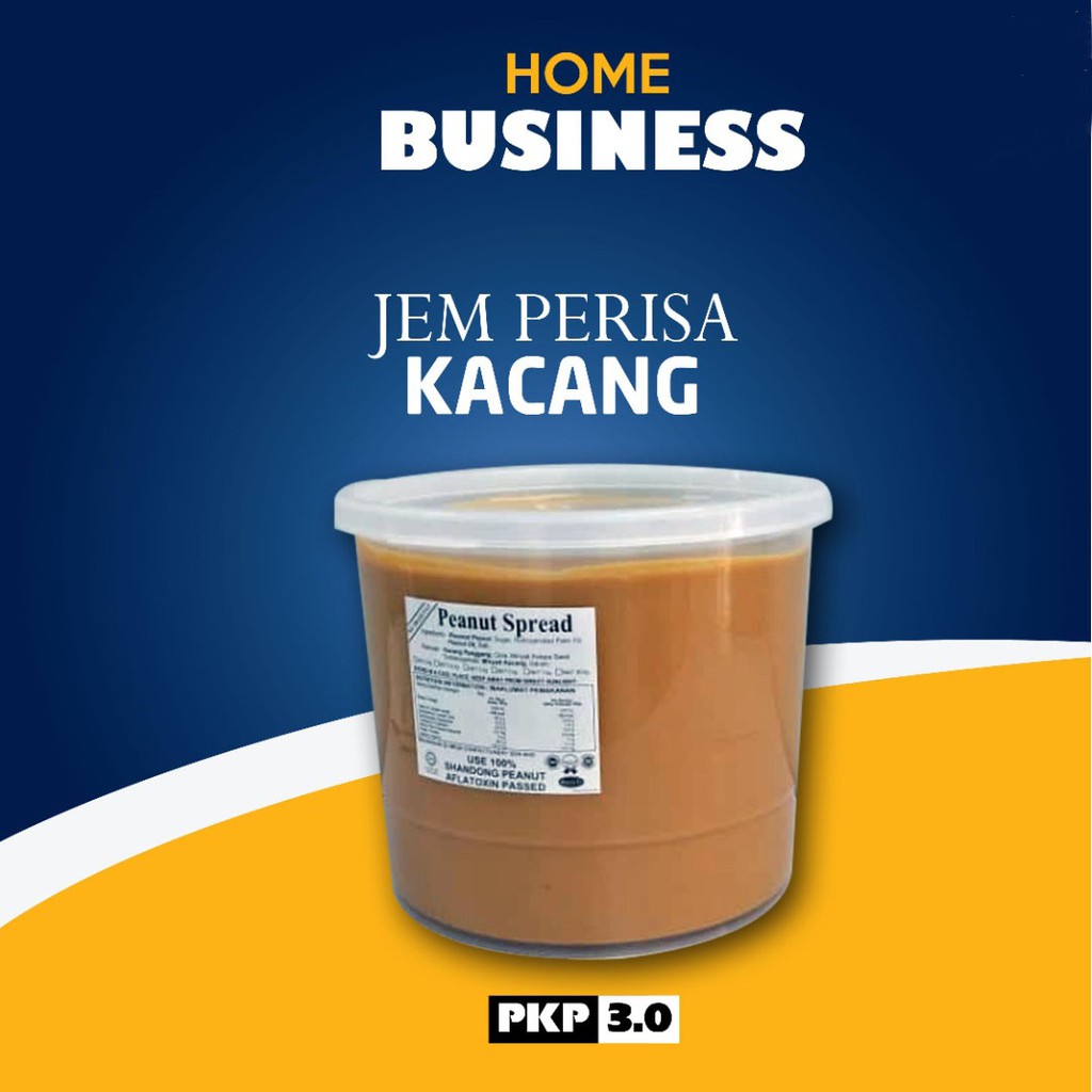 Combo jem coklat dan peanut spread waffle kuih kapit bombolonies 5kg ...