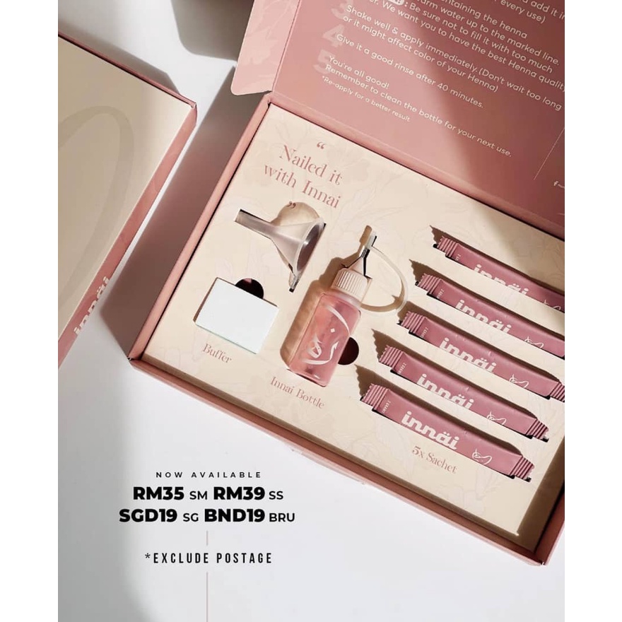 (READY STOCK ) INNAI NUNHA BY NEELOFA INAI POWDER KIT / NUNHA INNAI ...