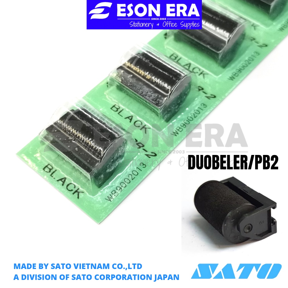 Sato PB2-2 Hand Labeler Roller Ink Duobeler/PB-2 Ink Tanda Harga ...