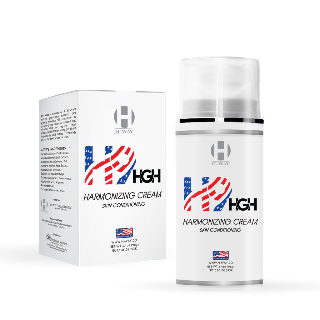 H9 HGH Harmonizing Cream 96g | Human Growth Hormone | Self Healing 人体生长 ...