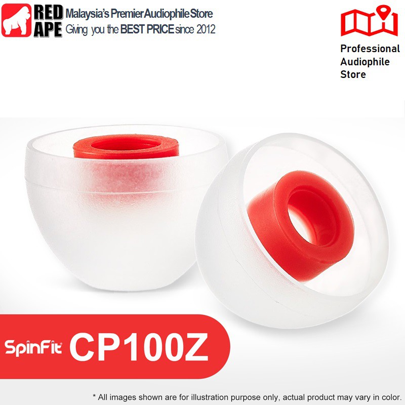 SpinFit CP100Z, Silicon Replacement Eartips (1 or 2 Pairs): for In-Ear ...