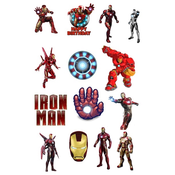 IRON MAN CAKE TOPPER | Shopee Malaysia