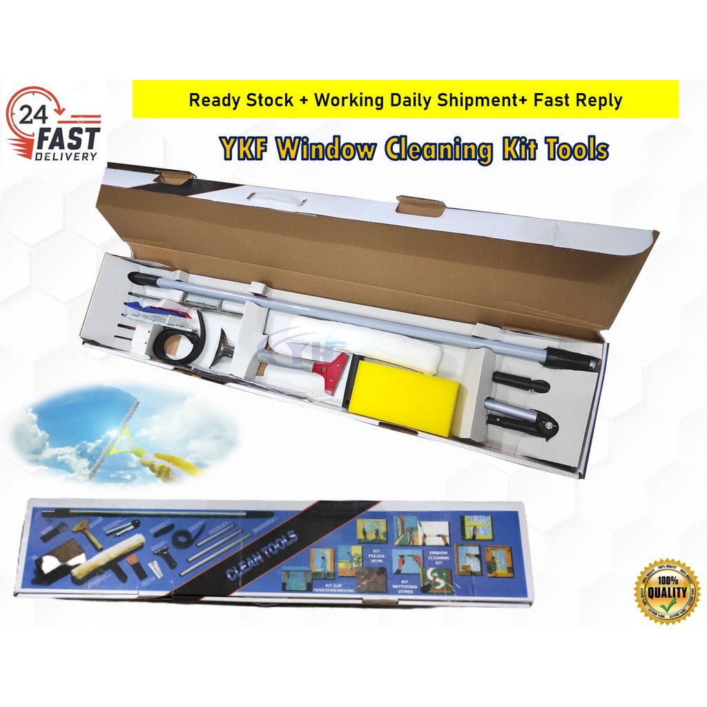 YKF Window Cleaning Kit Tool & Equipment Glass Cleaning Glass Cleaner ...