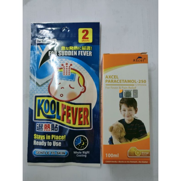 Ubat Demam Kanak² (Paracetamol ) New Stock Exp 01/2025 plus kool fever ...