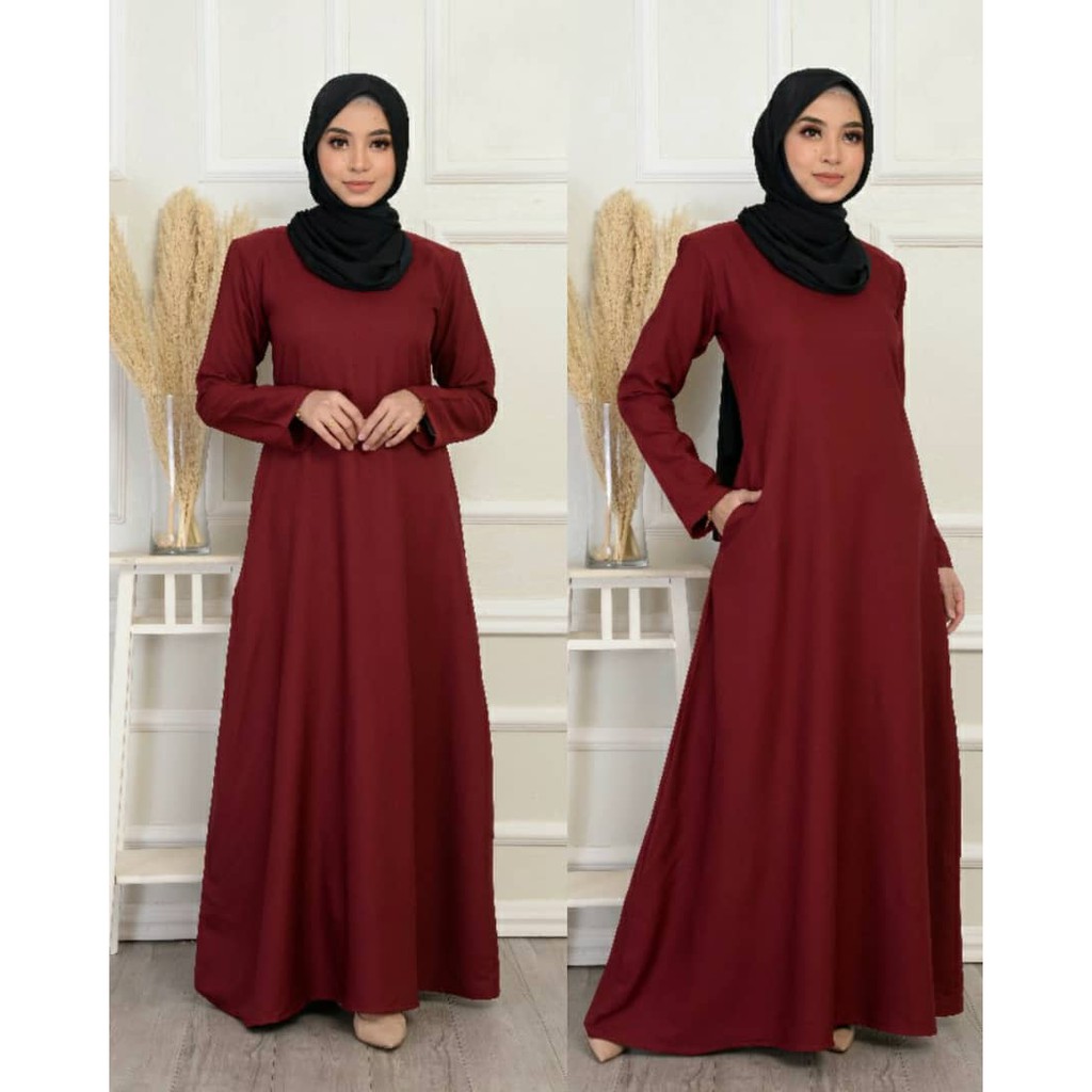 JUBAH PLAIN,JUBAH CREPE, JUBAH UMARAH,JUBAH CANTIK,TERBARU JUBAH,JUBAH ...