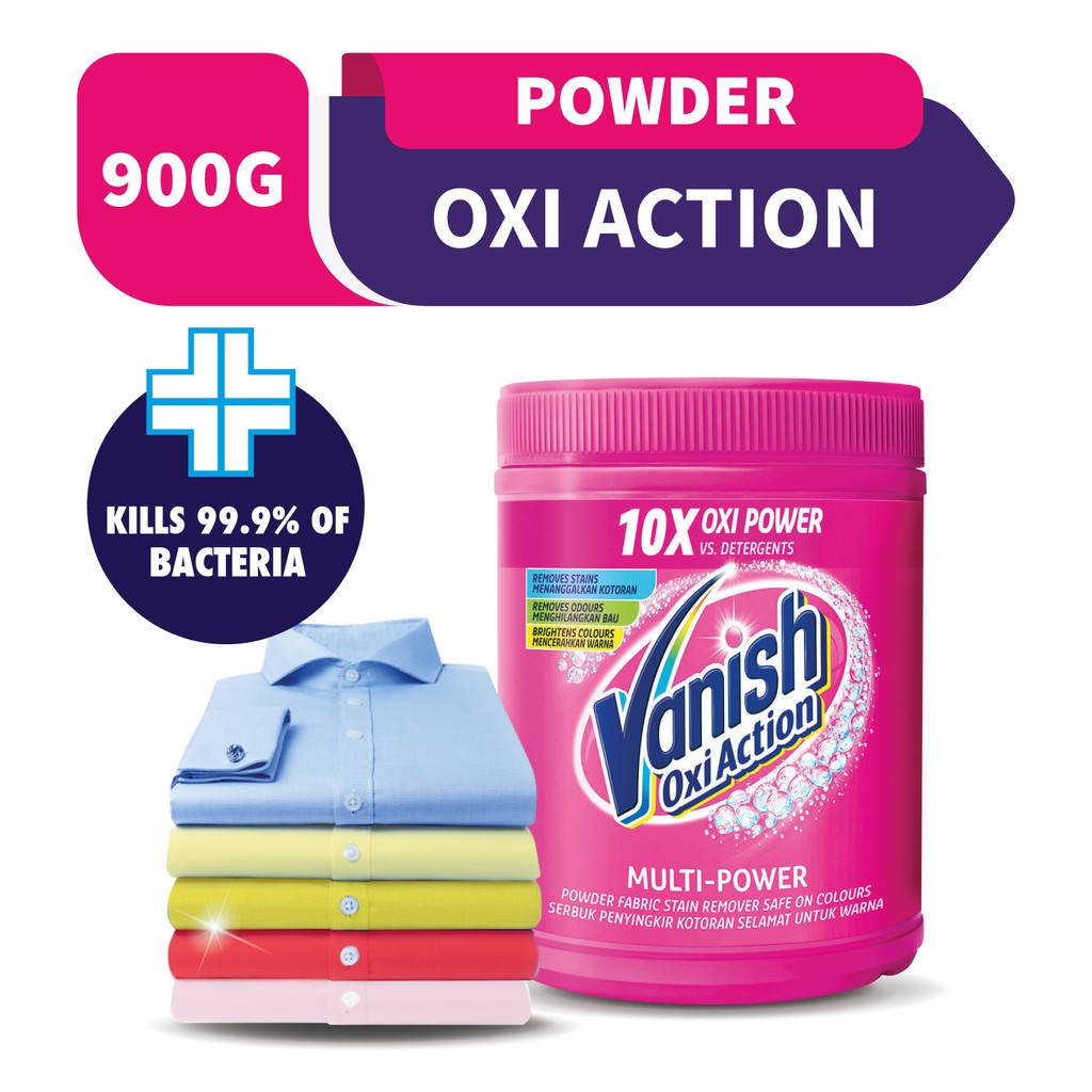 Vanish Fabric Stain Remover Powder (800g/900g) | Shopee Malaysia