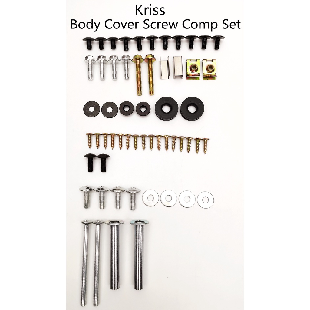 Body Cover Screw Complete Full Set Modenas Kriss110 Kriss1 Kriss Kriss ...